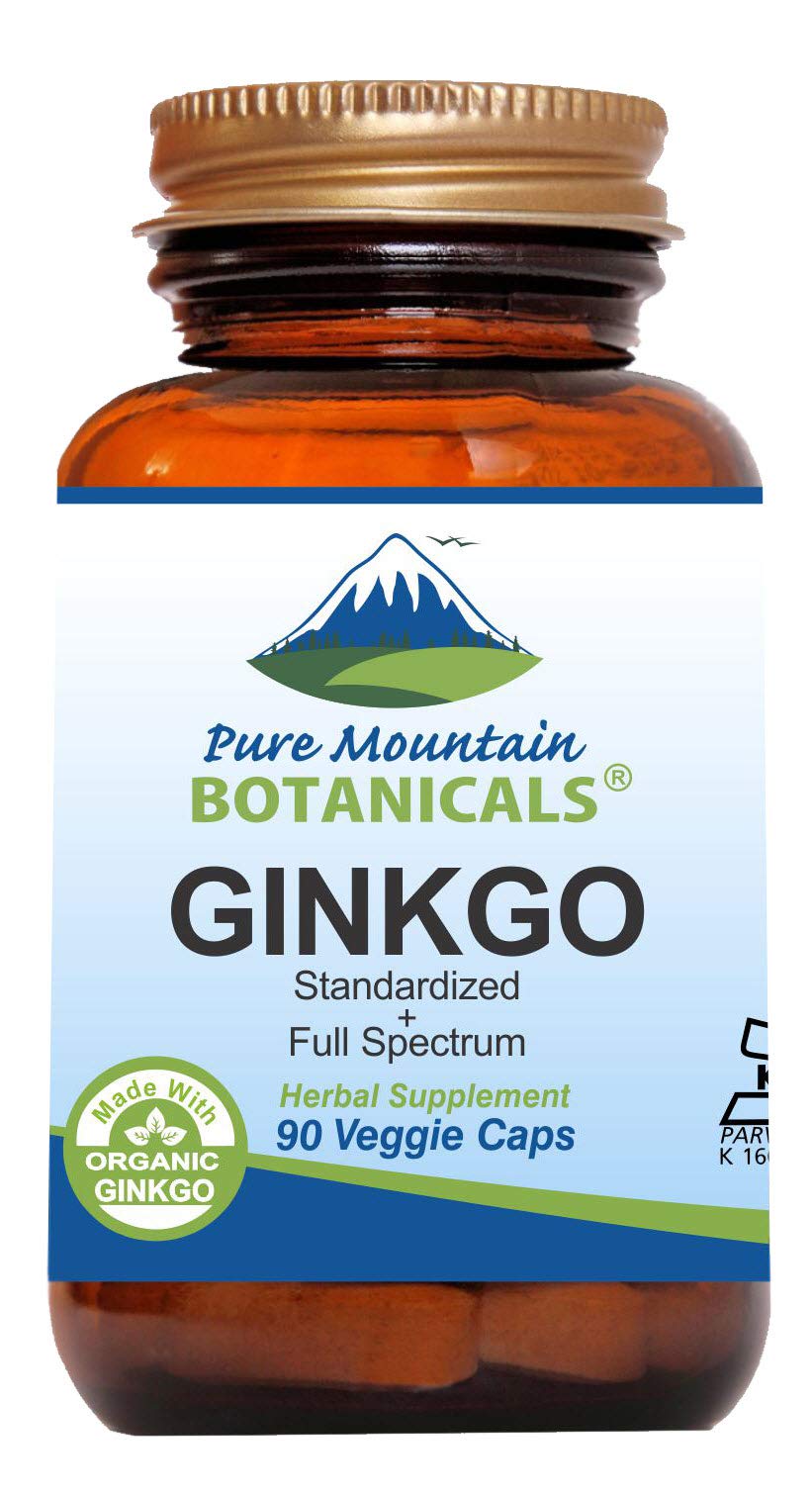 Ginkgo Biloba Capsules â Kosher Vegan Caps with 400mg Ginkgo Biloba Leaf and Ginko Extract Supplement
