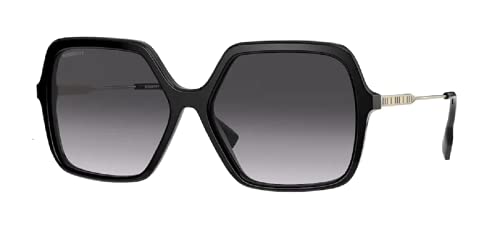 BE4324 Isabella 30018G 59MM Black/Grey Gradient Square Sunglasses for Women + BUNDLE with Designer iWear Eyewear Kit
