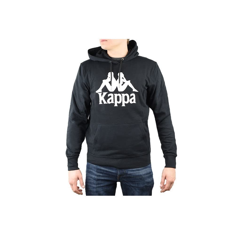Kappa Men's Standard Sweatshirt, Caviar, Medium