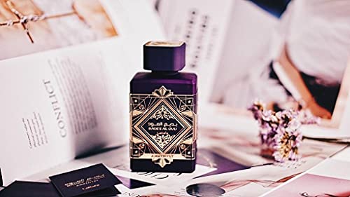 Lattafa Bade'e Al Oud Amethyst for Unisex Eau de Parfum Spray, 3.4 Ounce