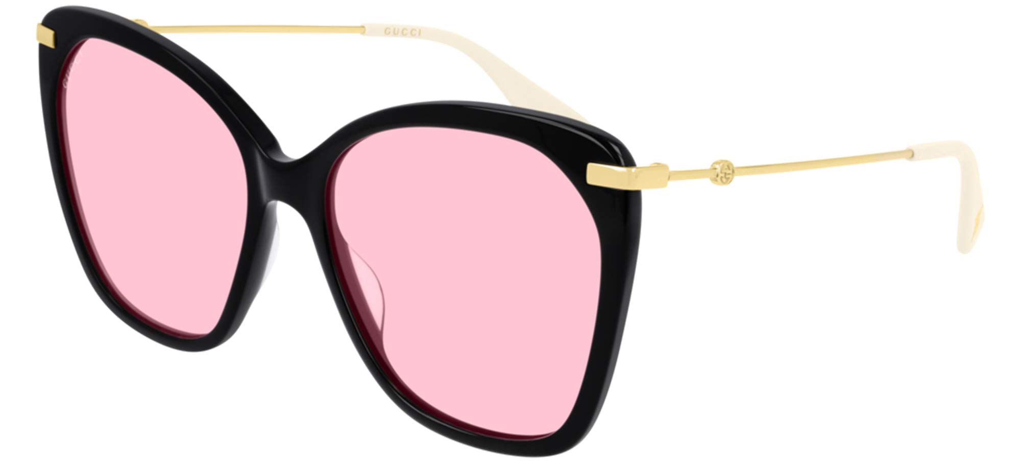 Gucci Pink Butterfly Ladies Sunglasses GG0510S-002 56