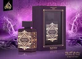 Lattafa Bade'e Al Oud Amethyst for Unisex Eau de Parfum Spray, 3.4 Ounce