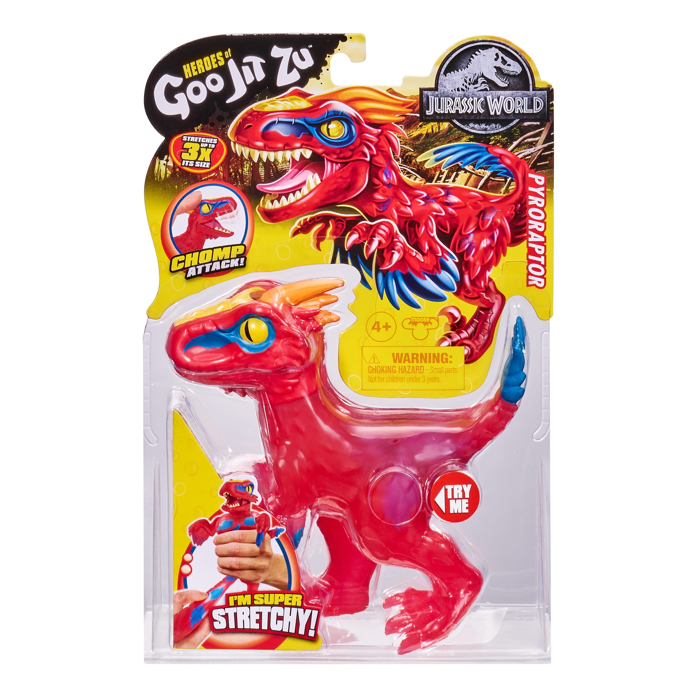 Heroes of Goo JIT Zu - Licensed Jurassic World - Chomp Attack - Stretch Pyroraptor