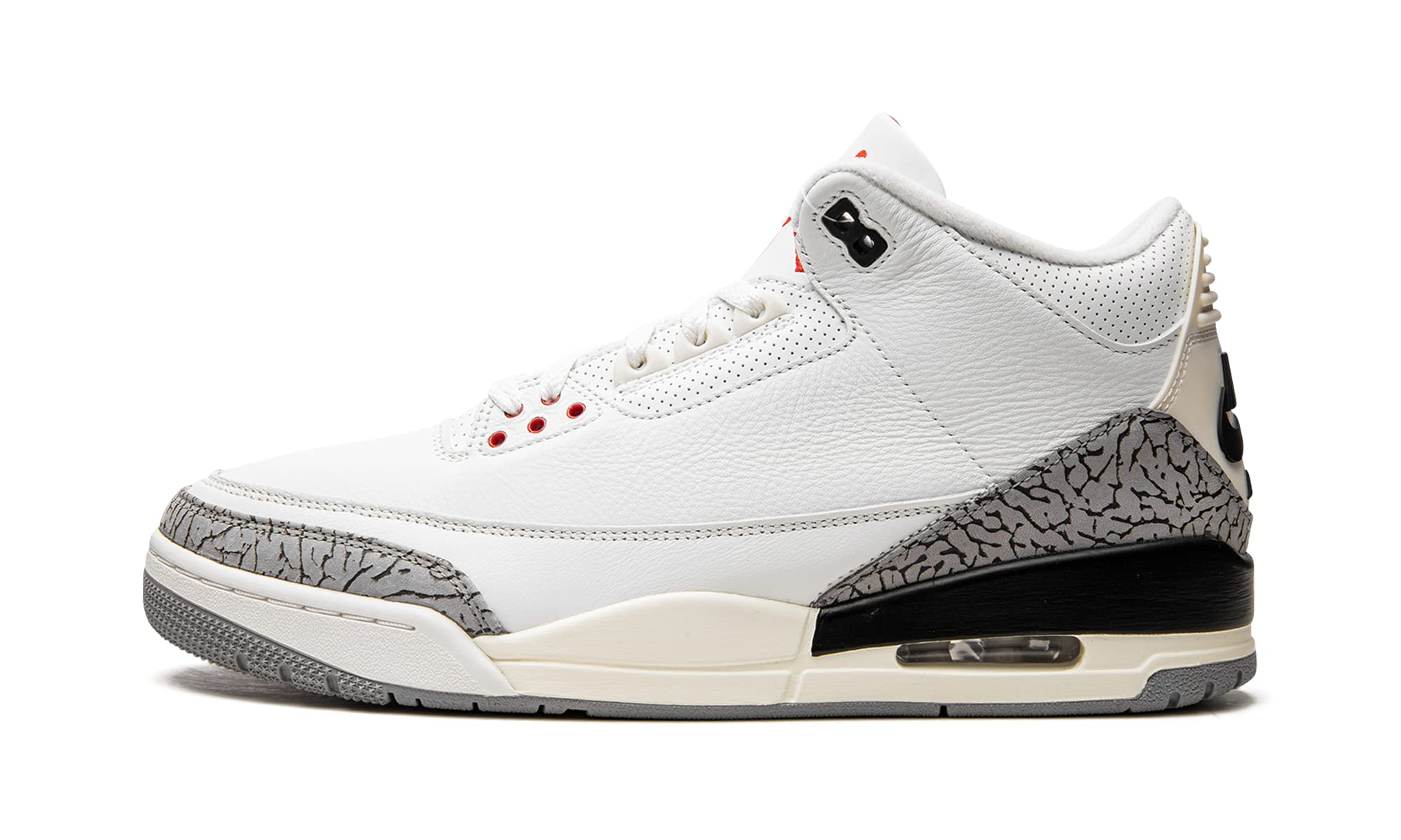 Jordan Mens Air 3 DN3707 100 White Cement Reimagined - Size 12