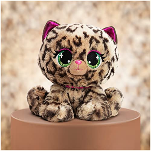 GUND P.Lushes Designer Fashion Pets Sadie Spotson Leopard Cat Plush, Premium Stuffed Animal, Black and Pink, 9β