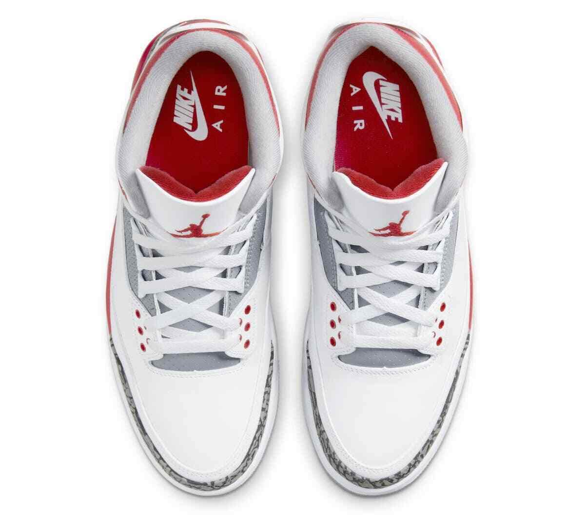 Jordan Mens Air 3 Retro OG DN3707 160 Fire Red 2022 - Size 10.5