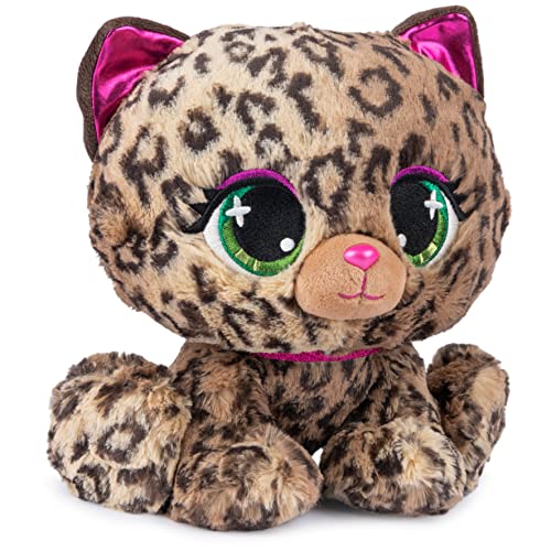 GUND P.Lushes Designer Fashion Pets Sadie Spotson Leopard Cat Plush, Premium Stuffed Animal, Black and Pink, 9β