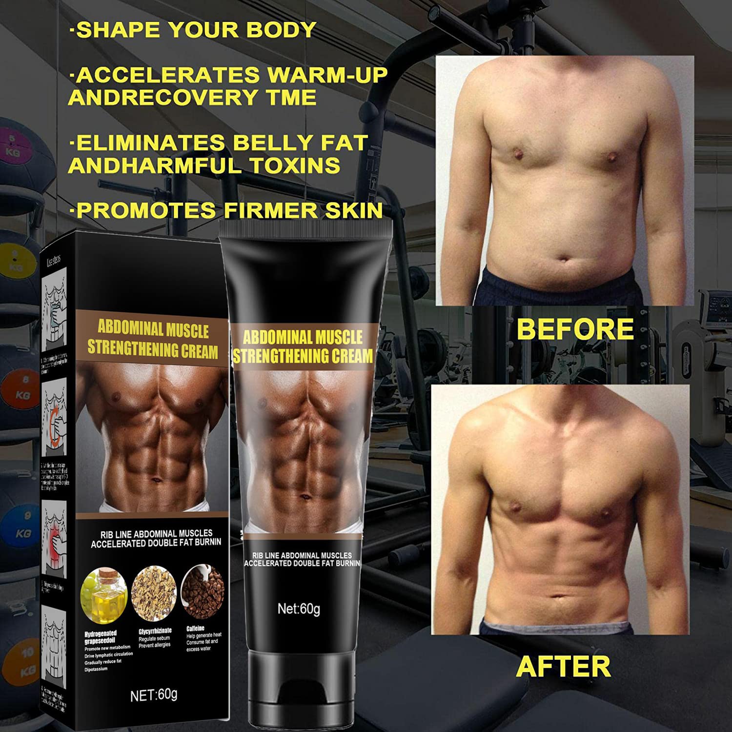 TJDQUOLI Sculptique Abs Sculpting Cream (1 Pcs)