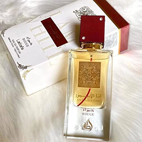Lattafa Perfume (Ana Abiyedh Rouge for Unisex Eau de Parfum, 2 oz)