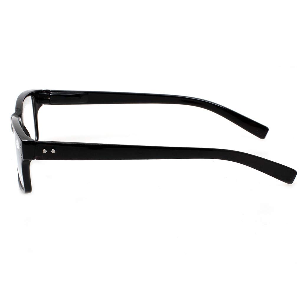 NORPERWIS Reading Glasses 5 Pairs Quality Readers Spring Hinge Glasses for Reading for Men and Women (5 Pack Black, 1.75)