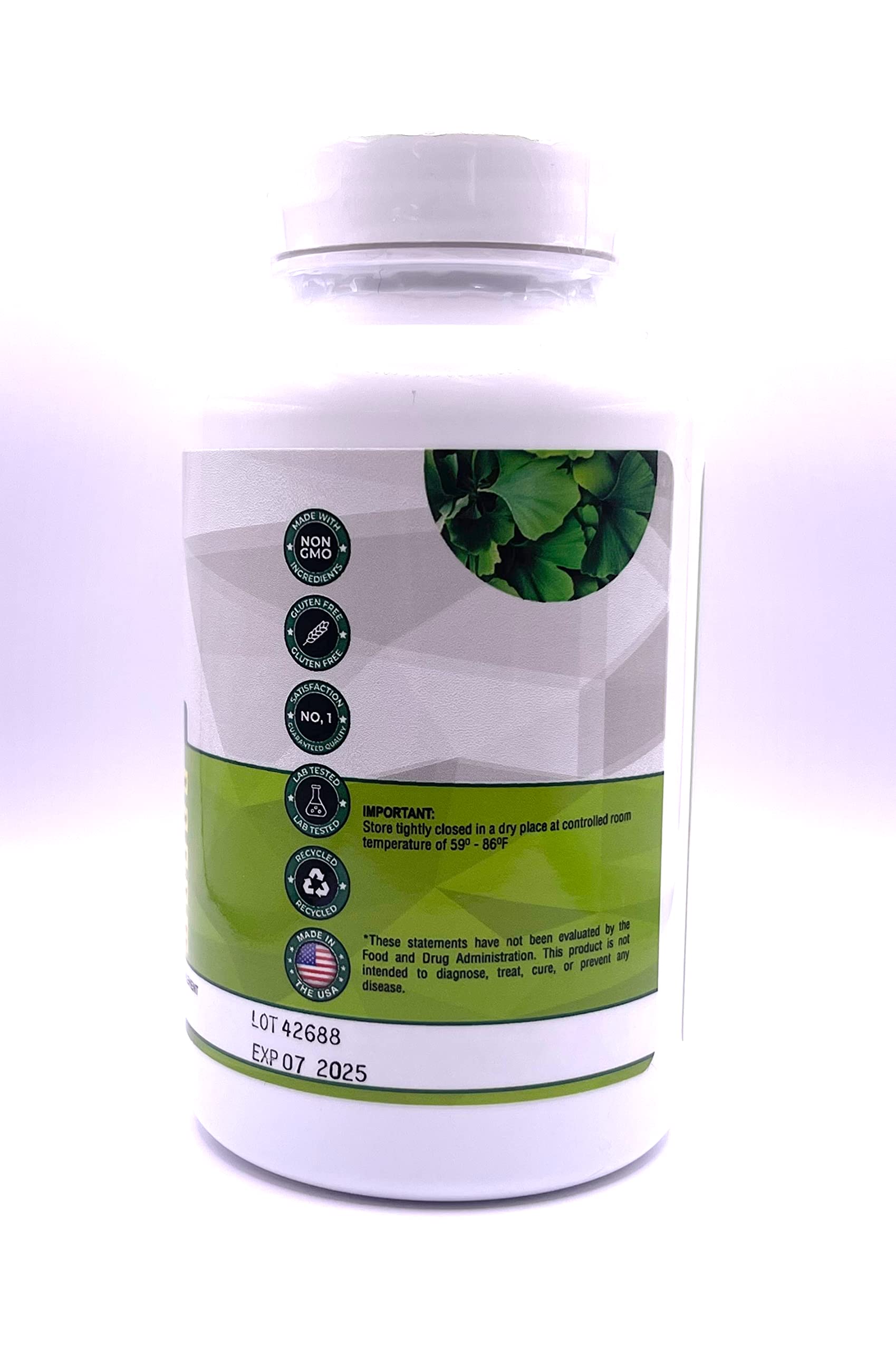Purare Health Ginkgo Biloba Supplements
