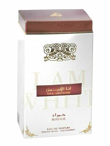 Lattafa Perfumes Ana Abiyedh Rouge Unisex EDP - Eau De Parfum 60ml(2 oz) I Saffron, Bitter Almonds Scents I