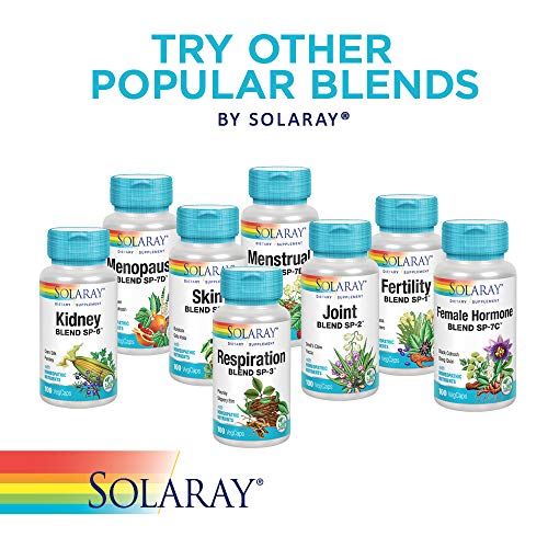 SOLARAY Thyroid Blend SP-26 | Herbal Blend w/ Cell Salt Nutrients to Help Support Healthy Thyroid Function | Non-GMO, Vegan | 100 VegCaps