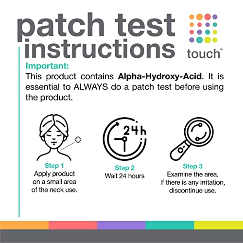 TOUCH Keratosis Pilaris & Acne Exfoliating Body Wash Cleanser Plus Moisturizing Body Lotion