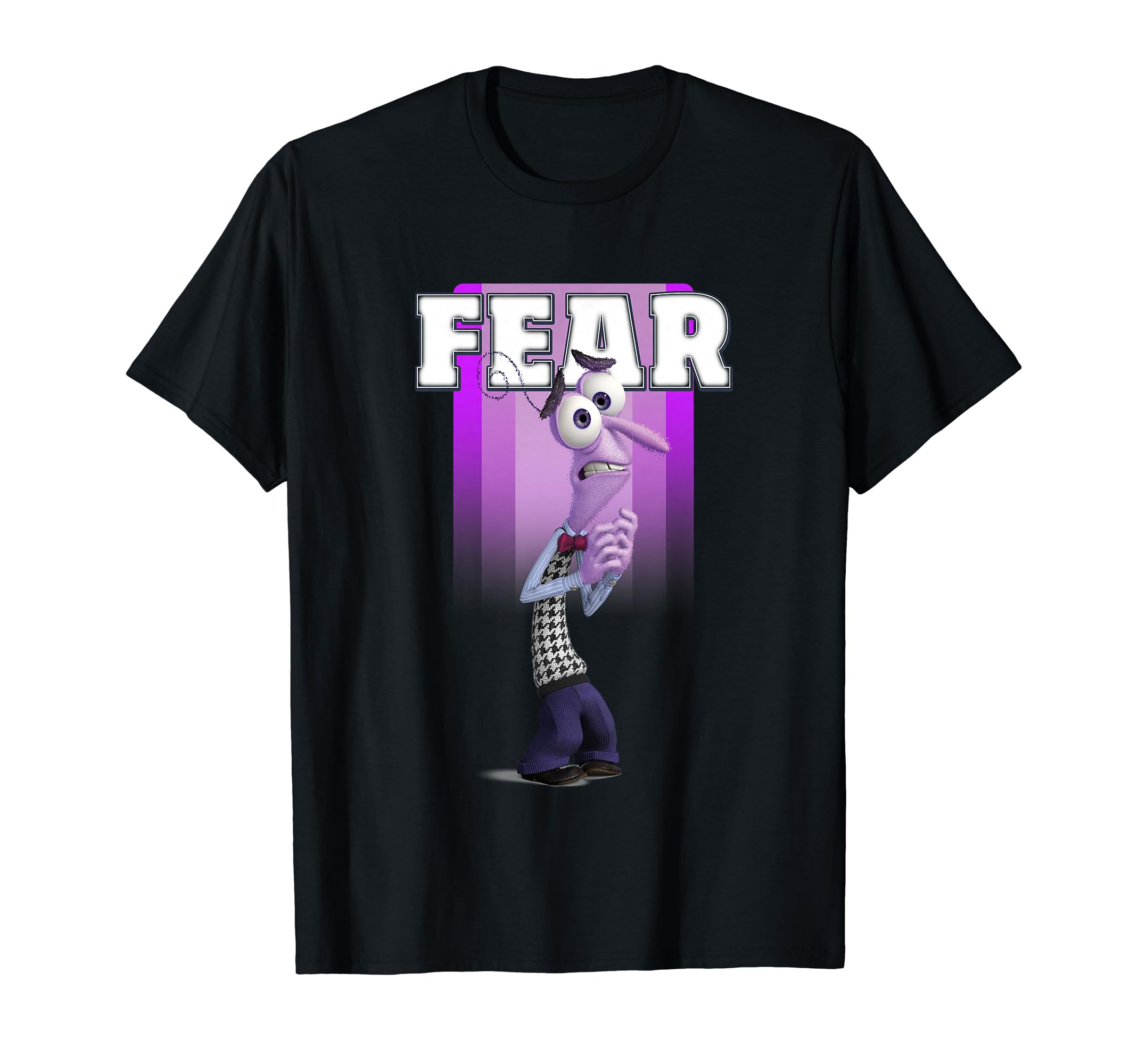 Disney Pixar Inside Out Riley's Fear Purple Character Logo T-Shirt