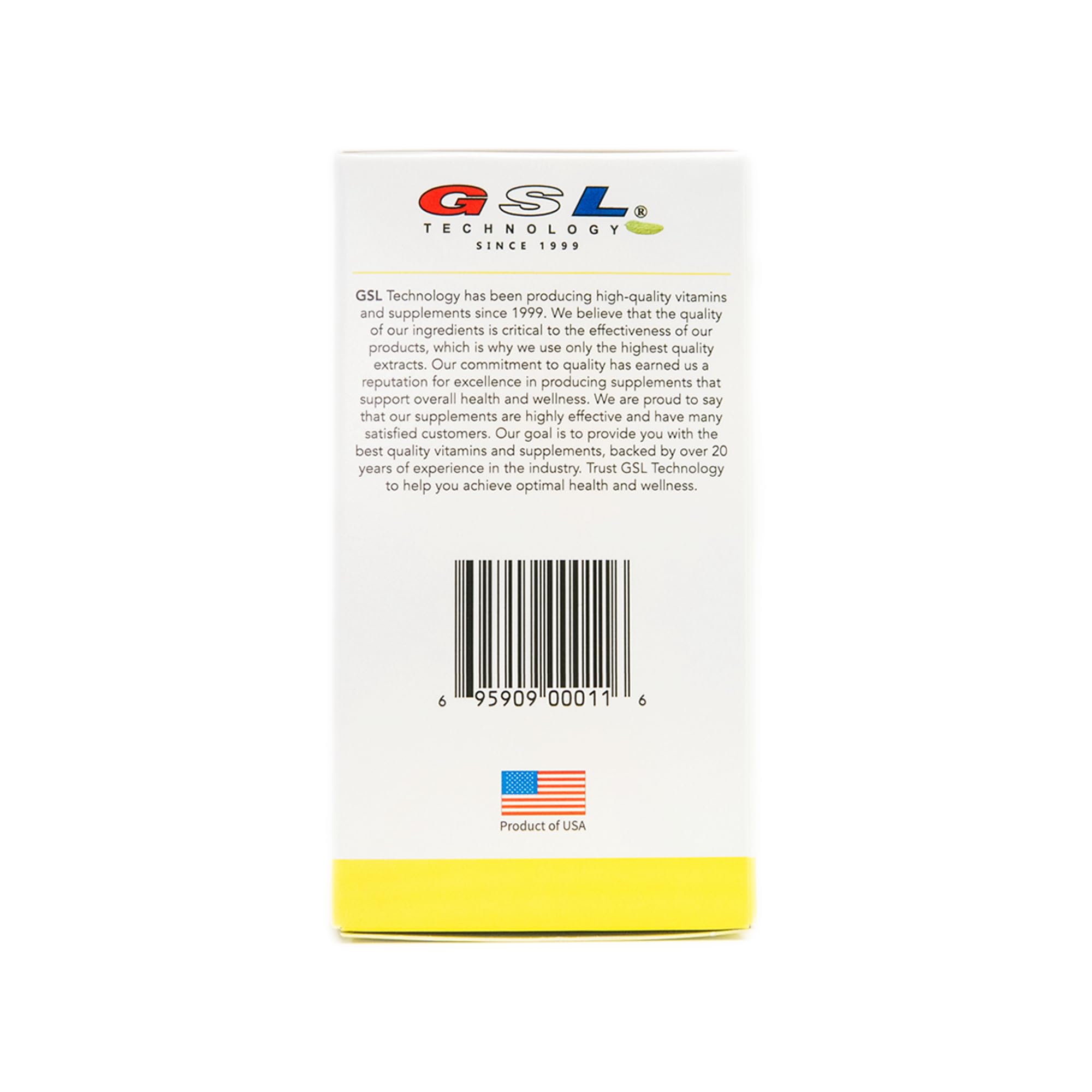 GSL Technology Ginkgo Biloba | 60MG of Ginkgo Biloba 50:1 Extract (Equivalent to 3000MG Per Tablet) | Made in USA (60 Tablets)
