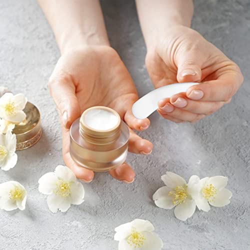 Healifty Mini Metal Cosmetic Spatulas Cream Spoon Practical Cosmetics Dig Scoop Cosmetics Spoon for Mixing and Sampling Makeup Cosmetic Beauty Tools
