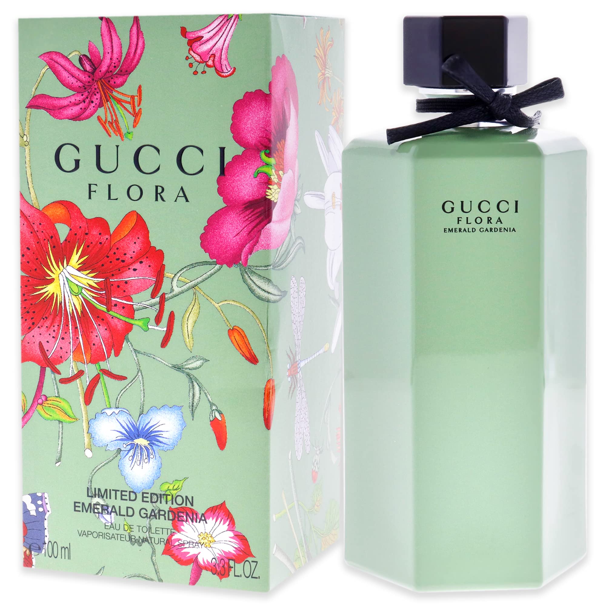 Gucci Flora Emerald Gardenia Women EDT Spray (Limited Edition) 3.3 oz
