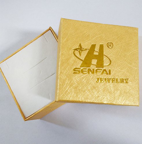 SENFAI Ginkgo Leaf Cuff Hook Bracelet Bangle Open Expandable 3 Tone (Gold)