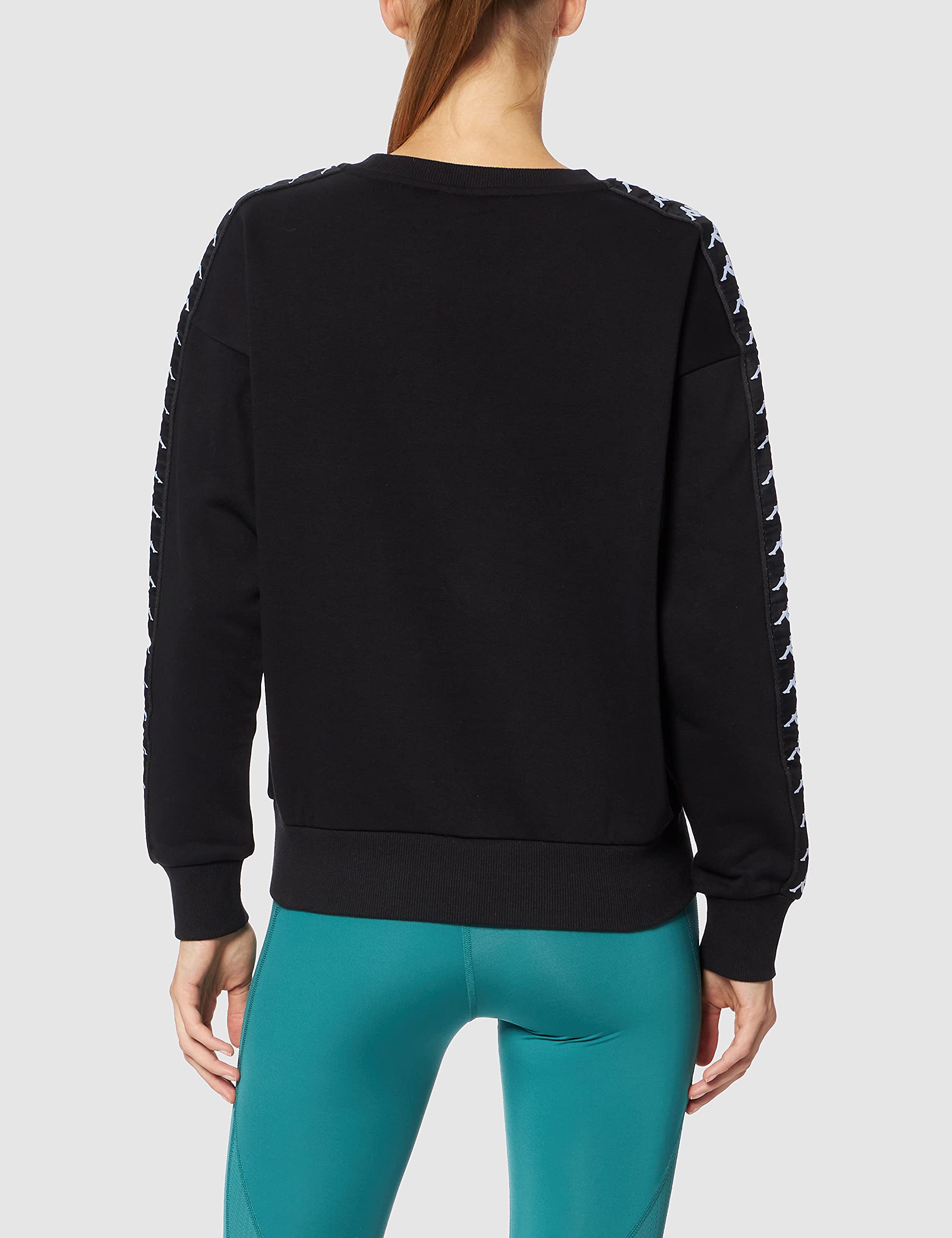 Kappa Janka Sweatshirt 310021-19-4006, Womens, Caviar, M Black