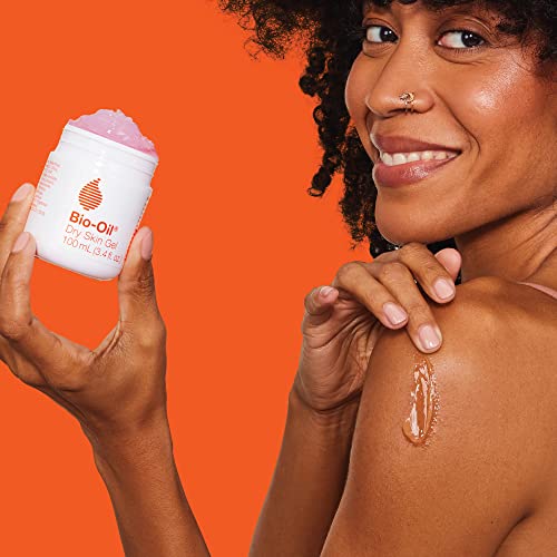 Bio-Oil Dry Skin Gel, Face and Body Moisturizer, Fast Absorbing Hydration, with Soothing Emollients and Vitamin B3, Non-Comedogenic, 6.7 Fl oz