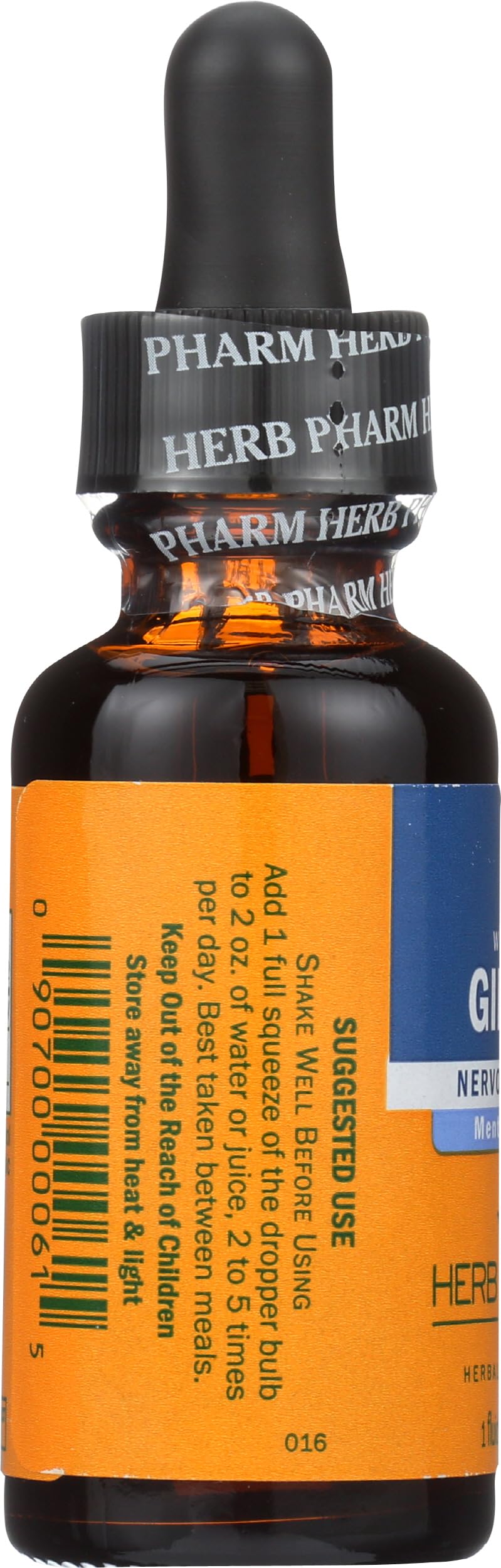 HERB PHARM Organic Ginkgo Extract, 1 FZ