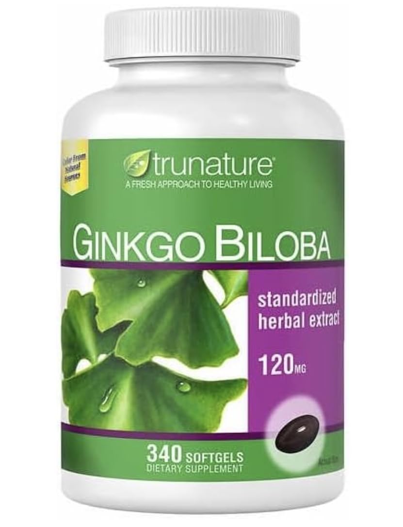 FrenchGlory Tru Nature Ginkgo Biloba, 3-Pack of 340 Softgels Each for 1020Ct