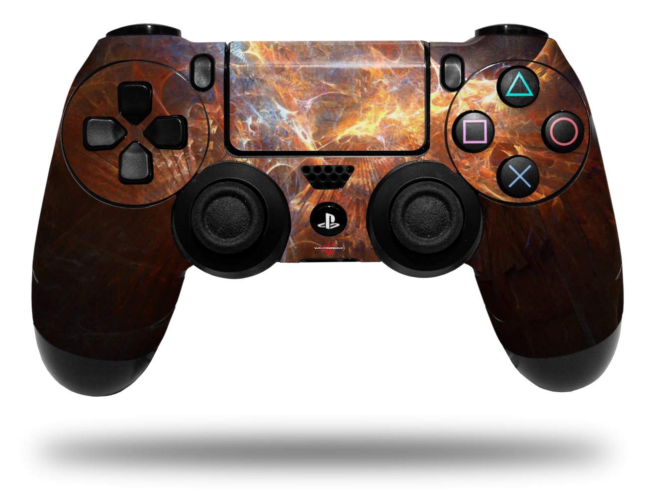 WraptorSkinz Vinyl Decal Skin Compatible with Sony PS4 Controller PlayStation 4 Original Slim and Pro Kappa Space (Controller NOT Included)