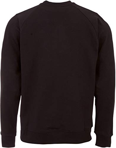 Kappa Men's Crew Neck, Long Sleeves, Regular fit, Hood, Black, XX-Large