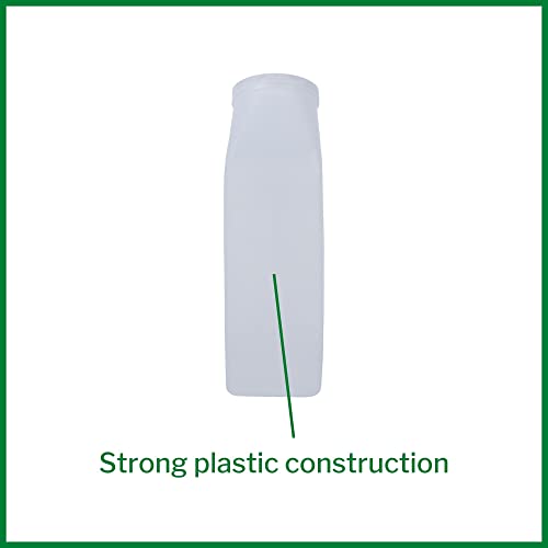 McKesson Male Urinal with Transparent Lid - Translucent Body, Graduated, Plastic - 1 qt / 1000 mL, 12 Count