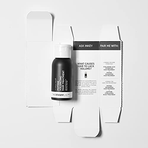 The INKEY List Peptide Volumising Hair Treatment Leaves Hair Thicker and More Voluminous 50ml
