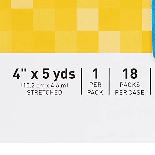 McKesson Cohesive Bandage, Non-Sterile, Self-Adherent Closure, Multi-Color, 4 in x 5 yds, 1 Count, 18 Packs, 18 Total