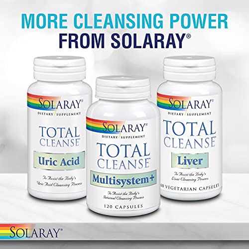 SOLARAY Total Cleanse Lymph | Red Root, Echinacea, Ginger and More for Healthy Cleansing Support | 60 VegCaps, 30 Serv.