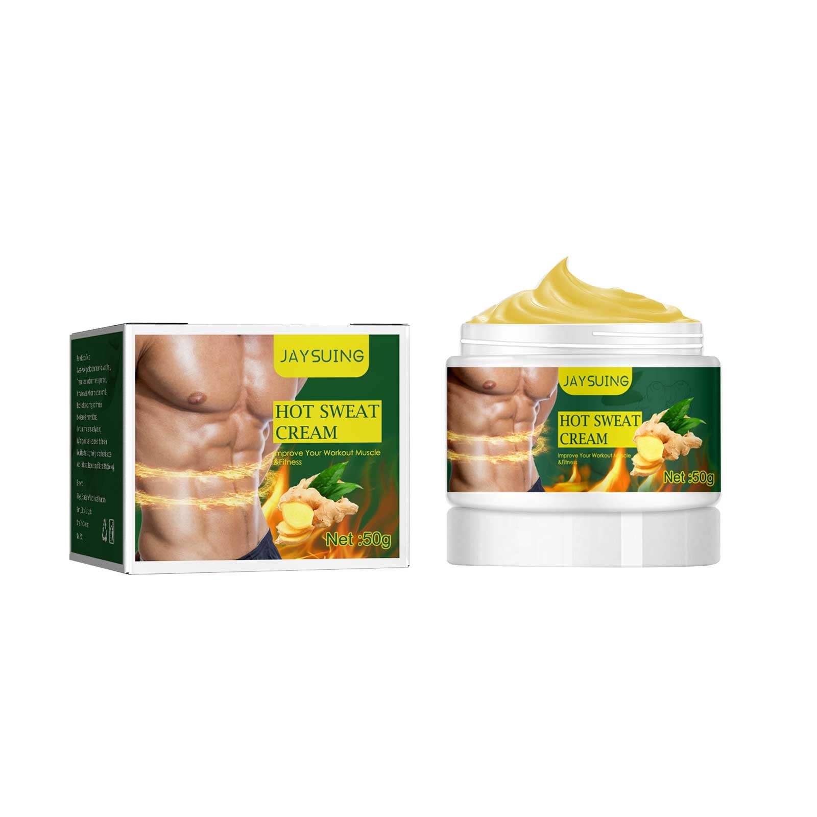 Gynecomastia Firming Ginger Cream Ginger Abdominal Cream Men's And Women's Fitness Shaping Cream Abdominal Muscle Slimming Strengthening (1pcs) Eye Wrinkle Cream (yellow, One Size)