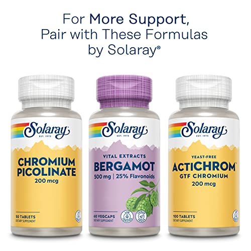 SOLARAY Berberine 500 mg from Indian Barberry Root, Berberine HCl Extract for Healthy Metabolism and Ketone Synthesis Support, AMPK Activator, 60 Day Guarantee