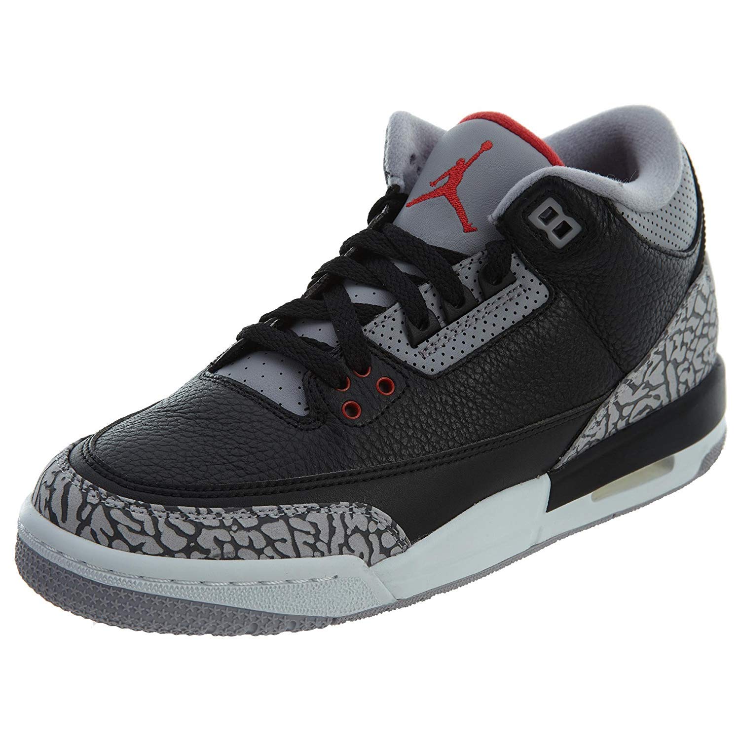 Jordan Youth Air 3 Retro GS 854261 001 Black Cement 2018 - Size 7Y
