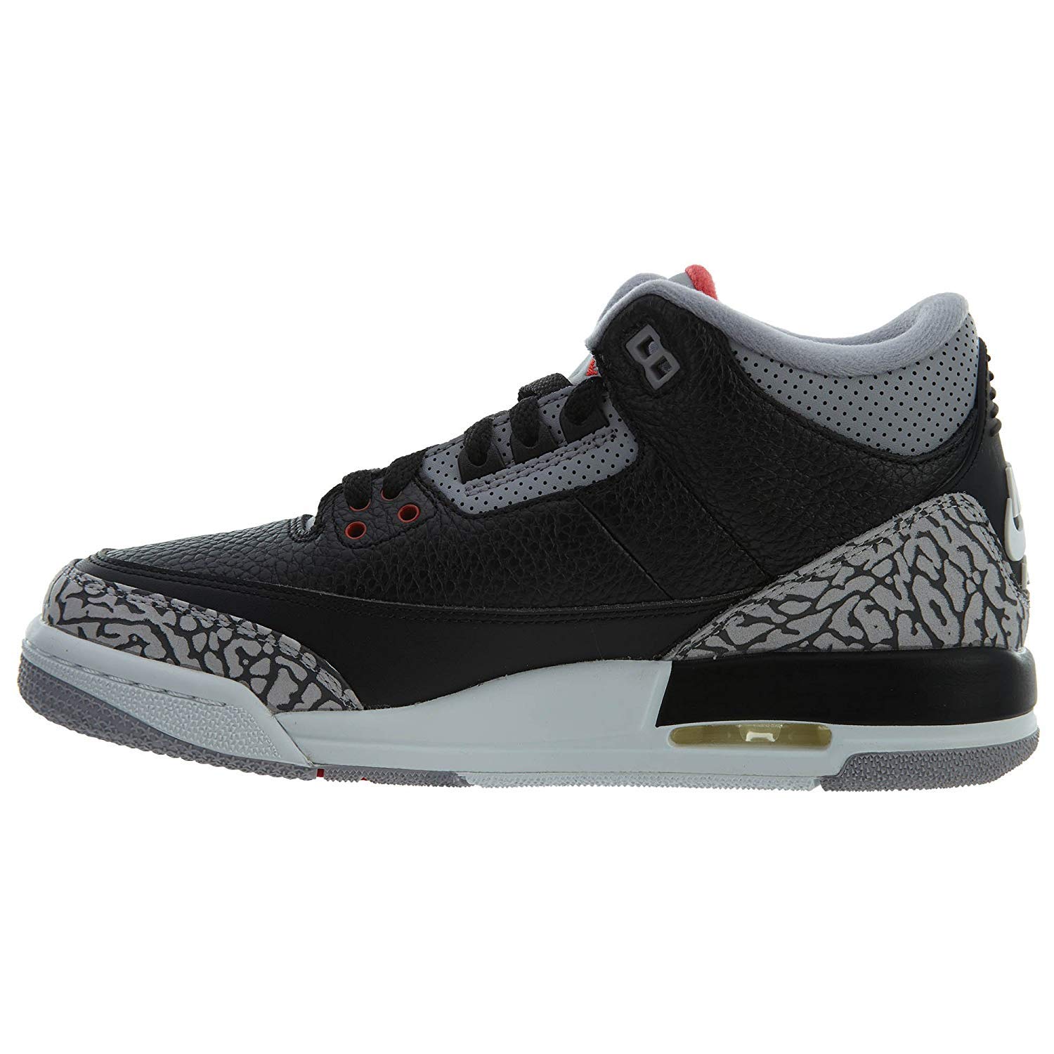 Jordan Youth Air 3 Retro GS 854261 001 Black Cement 2018 - Size 7Y