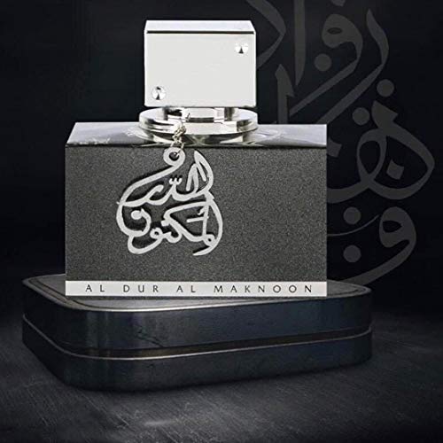 Al Dur Al Maknoon Silver for Men EDP - 100 ML (3.4 oz) I Fresh Light Leather With Fruity Accents I Leathery,Musky,Slightly Smoky with a pleasant aura I Suitable for any Occasion I by Lattafa