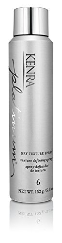Kenra Platinum Dry Texture Spray 6 | Texture Defining Styler | Increases Texture & Fullness | Absorbs Oils & Impurities | Ultra-Lightweight, Non-Drying Formulation | All Hair Types | 5.3 oz