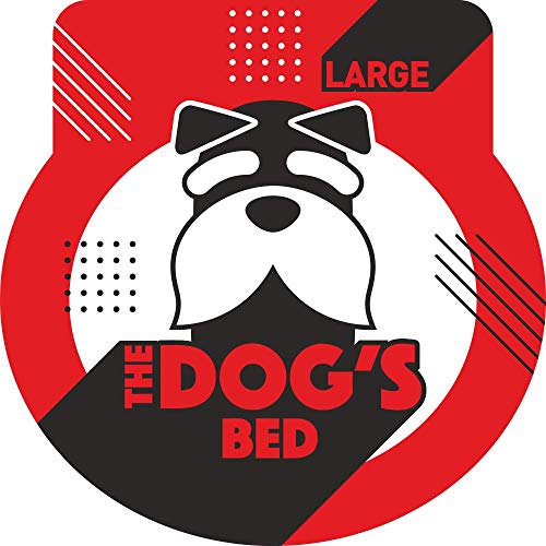 The Dog’s Bed Orthopedic Memory Foam Dog Bed, Large Grey Plush 40x25, Pain Relief for Arthritis, Hip & Elbow Dysplasia, Post Surgery, Lameness, Supportive, Calming, Waterproof Washable Cover