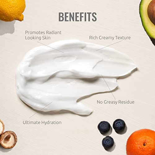 NATURE WELL Vitamin C Brightening Moisture Cream for Face, Body, & Hands, Visibly Enhances Skin Tone, Helps Improve Overall Texture & Provides Lasting Hydration (Vitamin C 1.0 2-Pack)