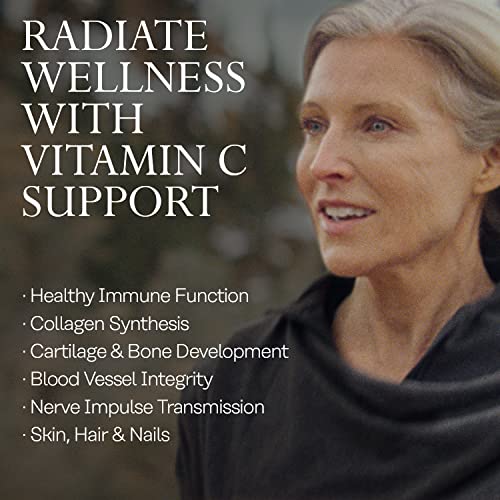 SOLARAY Vitamin C with Bioflavonoid Concentrate 1000mg, Healthy Immune Function, Skin, Hair & Nails Support, 250 VegCaps