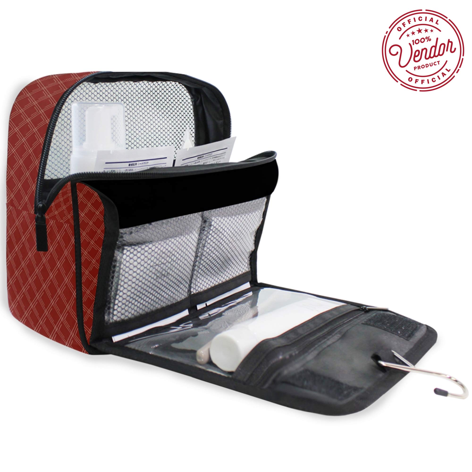 BBGreek Kappa Alpha Psi Official Vendor - Hanging Toiletry Bag - Diamonds - Fraternity Paraphernalia