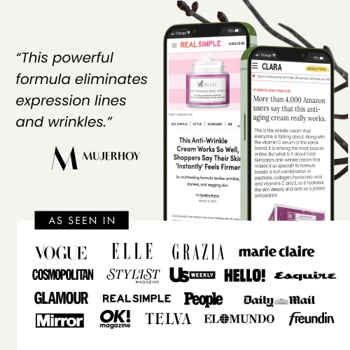 ๐ช๐๐ก๐ก๐๐ฅ ๐ฎ๐ฌ๐ฎ๐ฏ* Anti Wrinkle Face Cream for Women, Face Moisturizer with Anti Aging Peptides with Collagen, Vitamin C and Hyaluronic Acid, Hydrating Day and Night Wrinkle Cream for Face