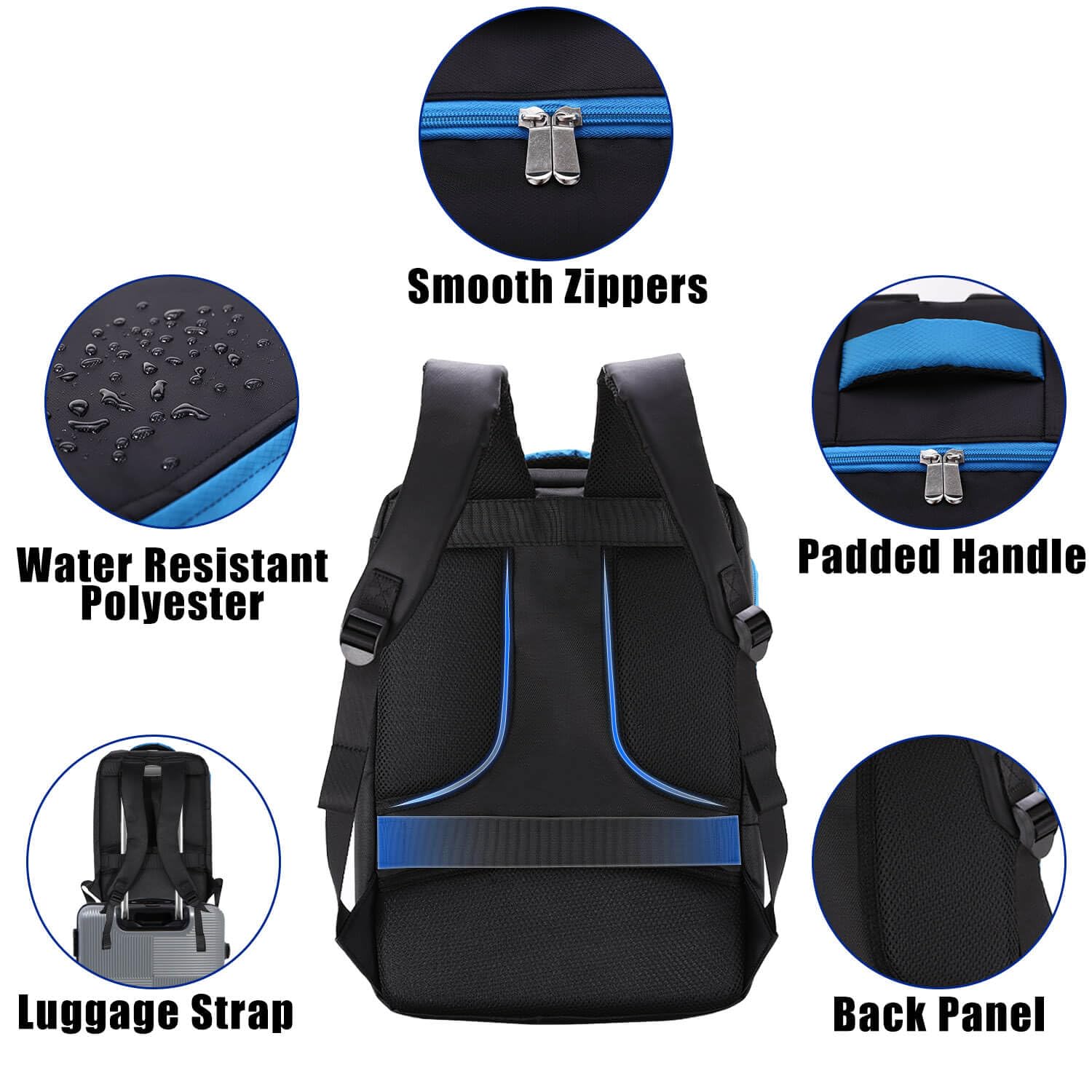 PS5 Backpack Travel Bag Slim - 15.6" PS5 Backpack Bag, PS5 Carrying Case Travel Bag, PS5 Backpack Compatible with Playstation 5 Disc/Digital/Slim Edition Console, Controller, Base, Game Discs, Laptop