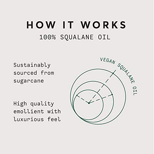 Naturium Plant Squalane Face Oil 100%, With Sugarcane Derived Squalane, Lightweight & Hydrating, 1 oz