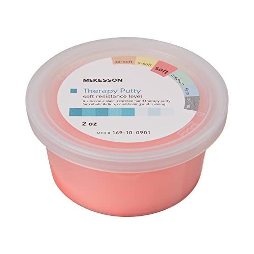 McKesson Therapy Putty, Non-Toxic, Unscented, Red, Soft, 2 oz, 1 Count