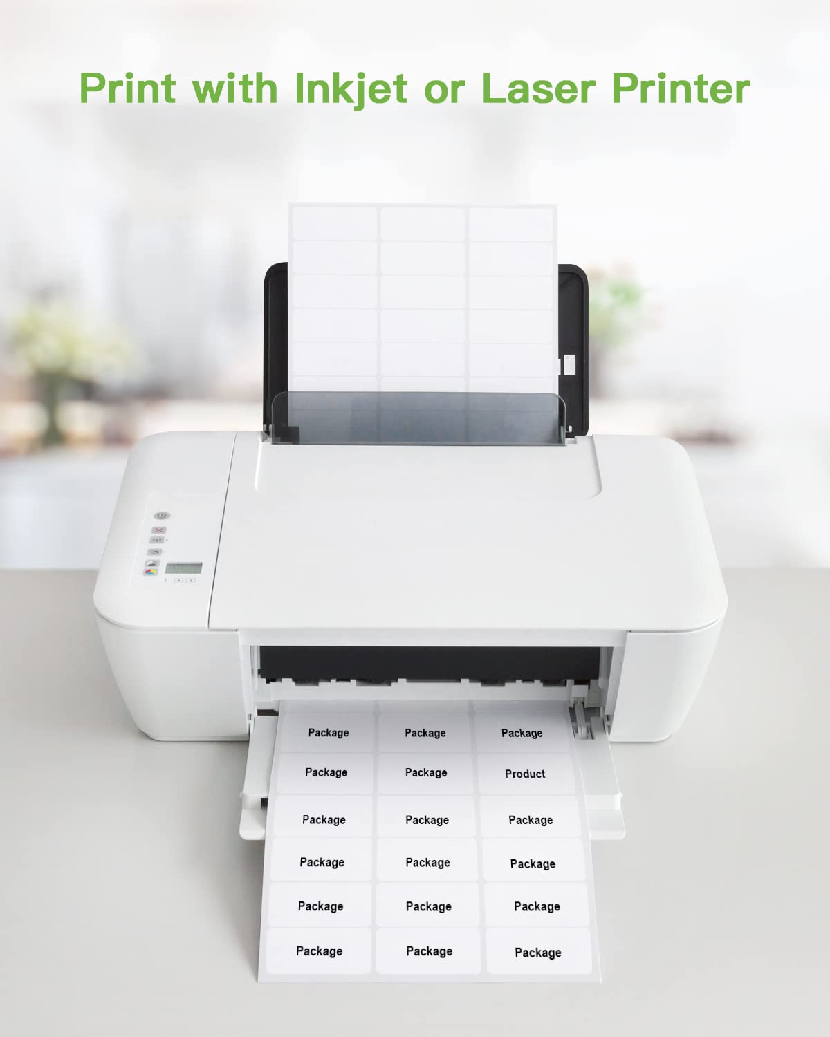 NELKO Address Labels, 1" x 2-5/8" Shipping Address Labels for Laser & Inkjet Printers, Mailing Sticker Labels, Easy to Pee for FBA Label (25 Sheets, 750 Labels)