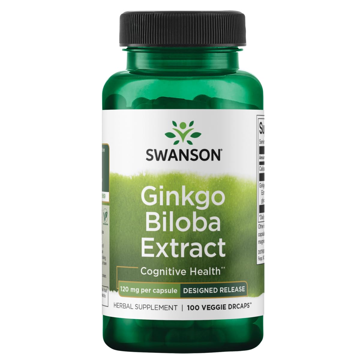 Delayed-Release Ginkgo 120 mg 100 Caps by Swanson Ultra