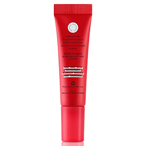 Naturium Phyto-Glow Lip Balm, Hydrating Lip Care with a Glossy Finish, 0.34 oz (Lychee)